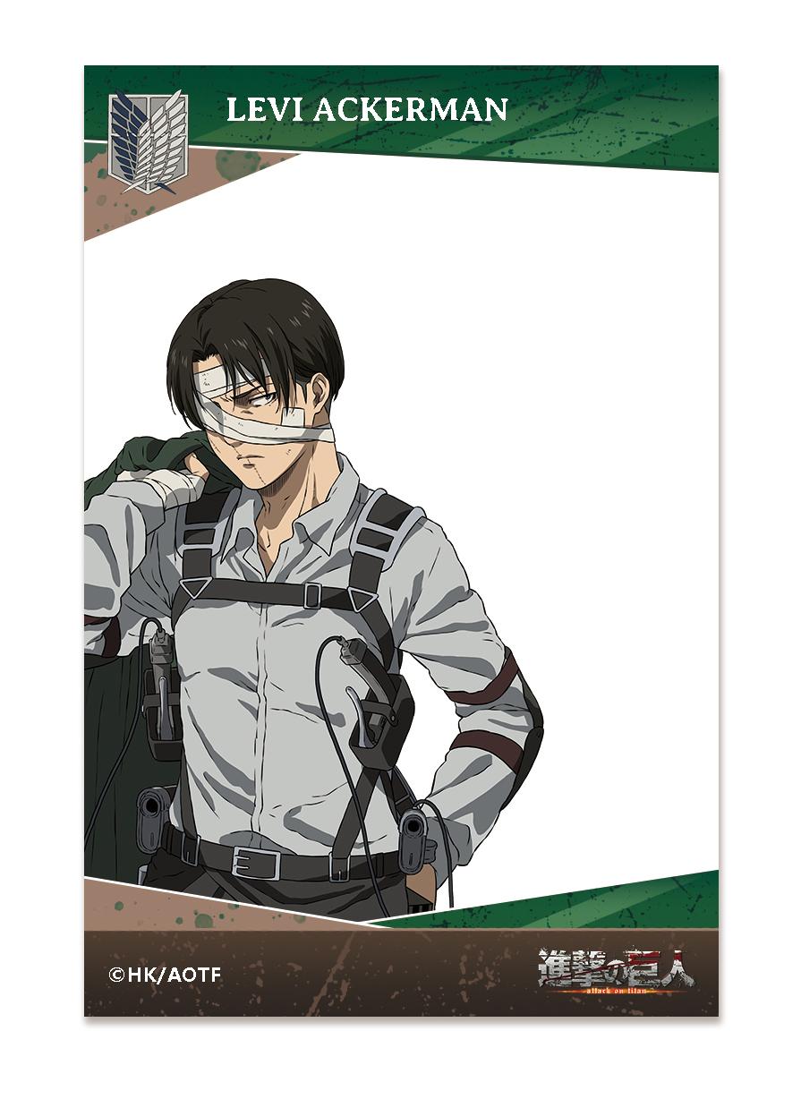 《進擊的巨人》_AFORCE×DRAGON HORSE 透明角色卡 利維 – ONECART.HK